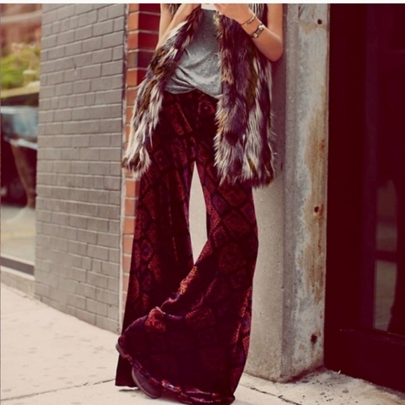 Free People | Pants & Jumpsuits | Free People Lovin Feeling Retro ...